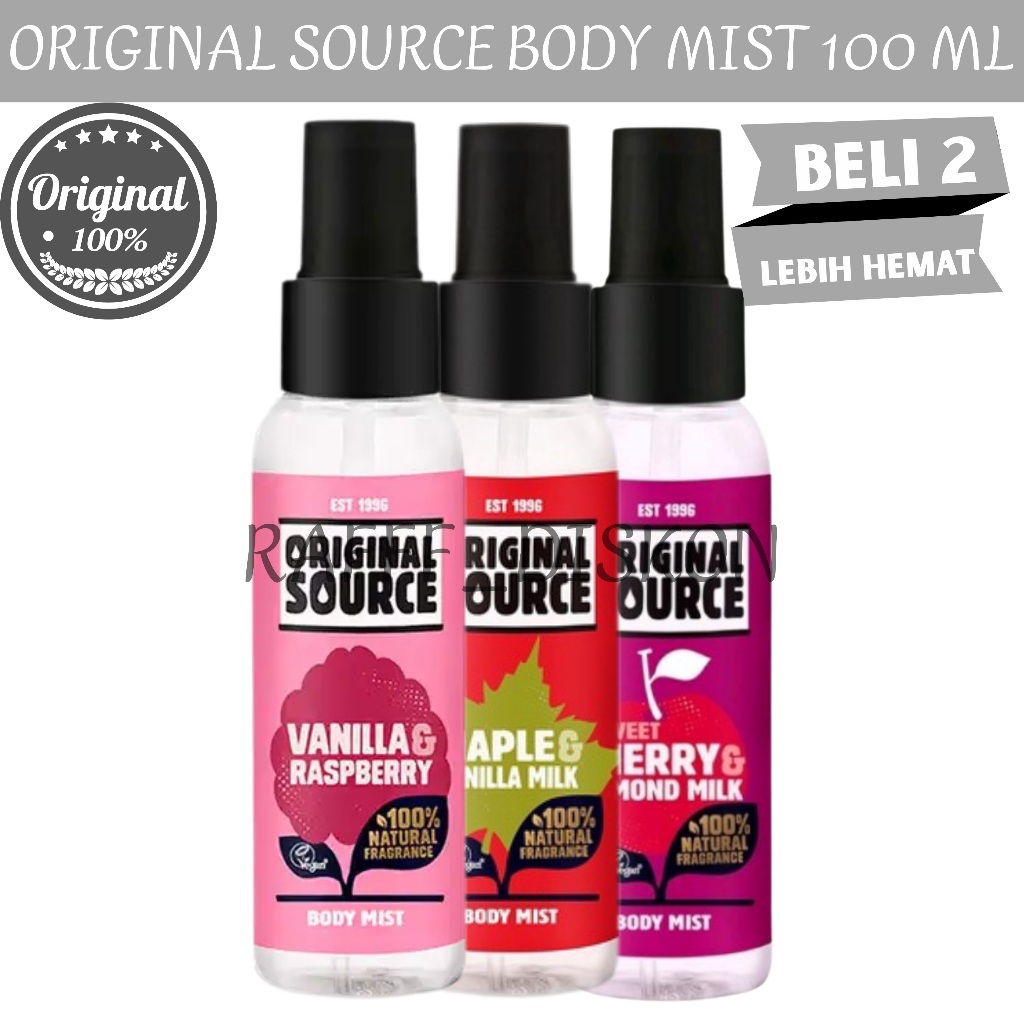 Jual ORIGINAL SOURCE BODY MIST 100 ML | BELI 2 LEBIH HEMAT | Shopee Indonesia