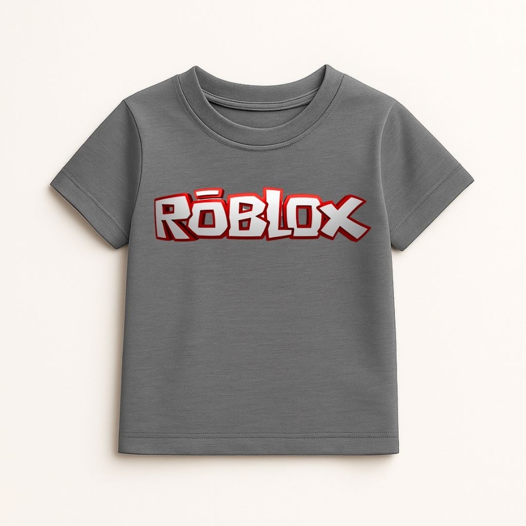 Jual Kaos Anak Game - Logo Roblox - Usia 2–12 Tahun – Bahan Katun Adem ...
