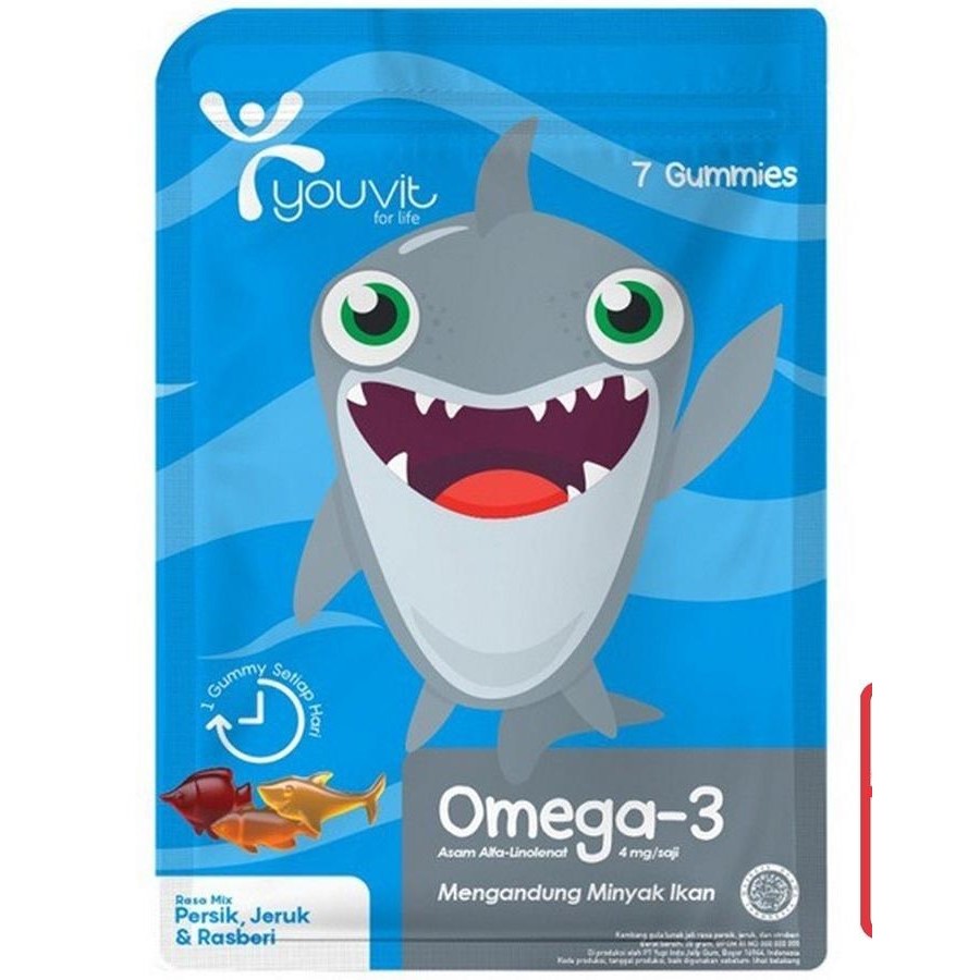 Jual [PROMO GILA] 28 PCS YOUVIT OMEGA3 Vitamin MULTIVITAMIN OMEGA-3 ...