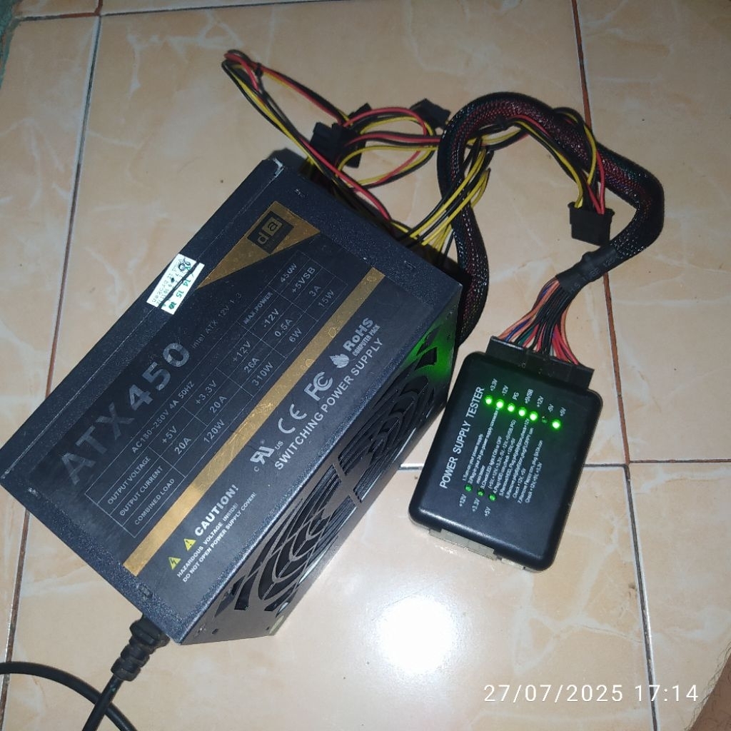 Jual Digital Alliance - Power Suplay Komputer PSU 450Watt | Shopee ...