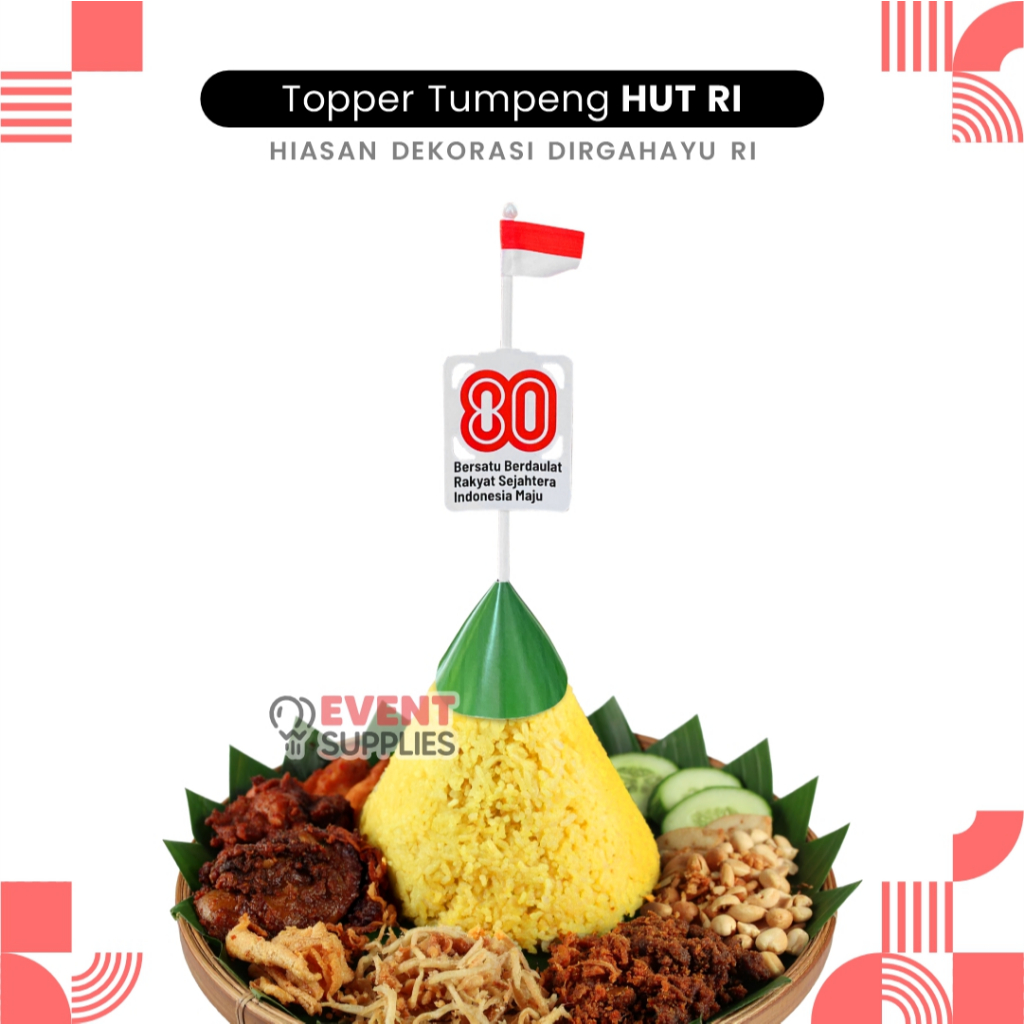 Jual Topper Nasi Tumpeng Dekorasi Hiasan Tusukan Karakter Kemerdekaan ...