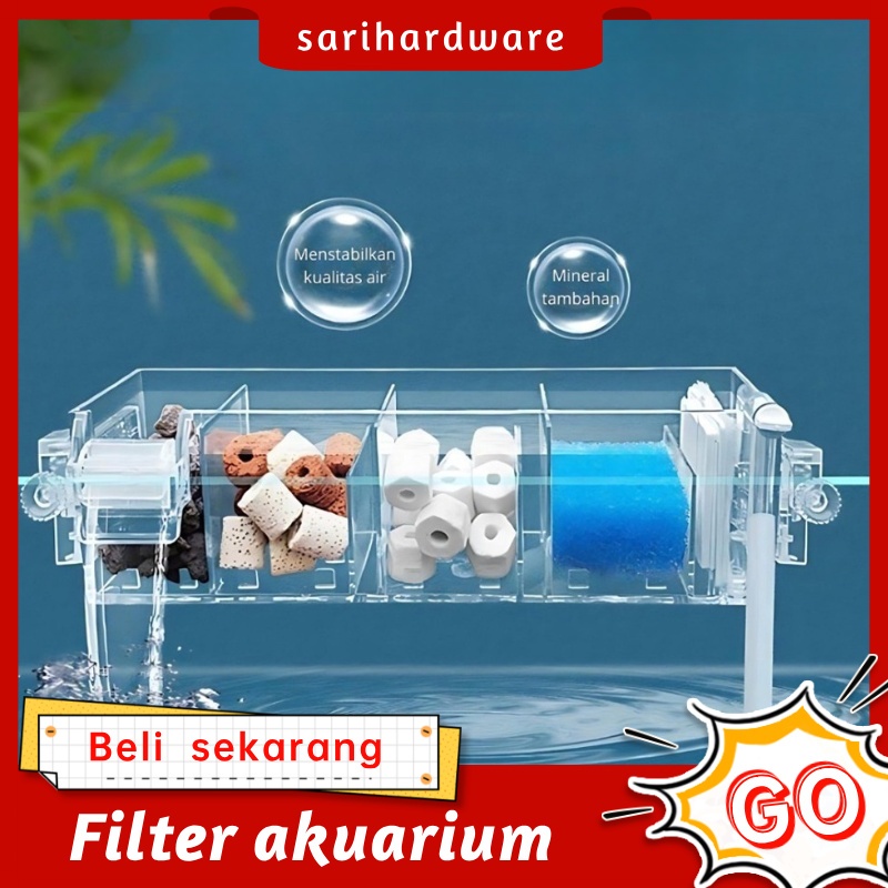 Jual Filter Eksternal Akrilik untuk Aquarium Mini - Khusus Aquascape ...