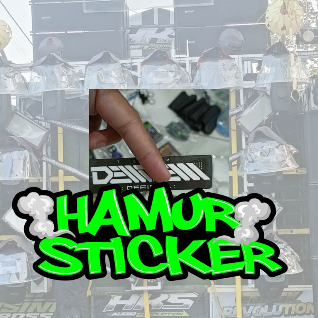 Jual sticker tim dam dem new sticker horeg sticker sound sticker team ...