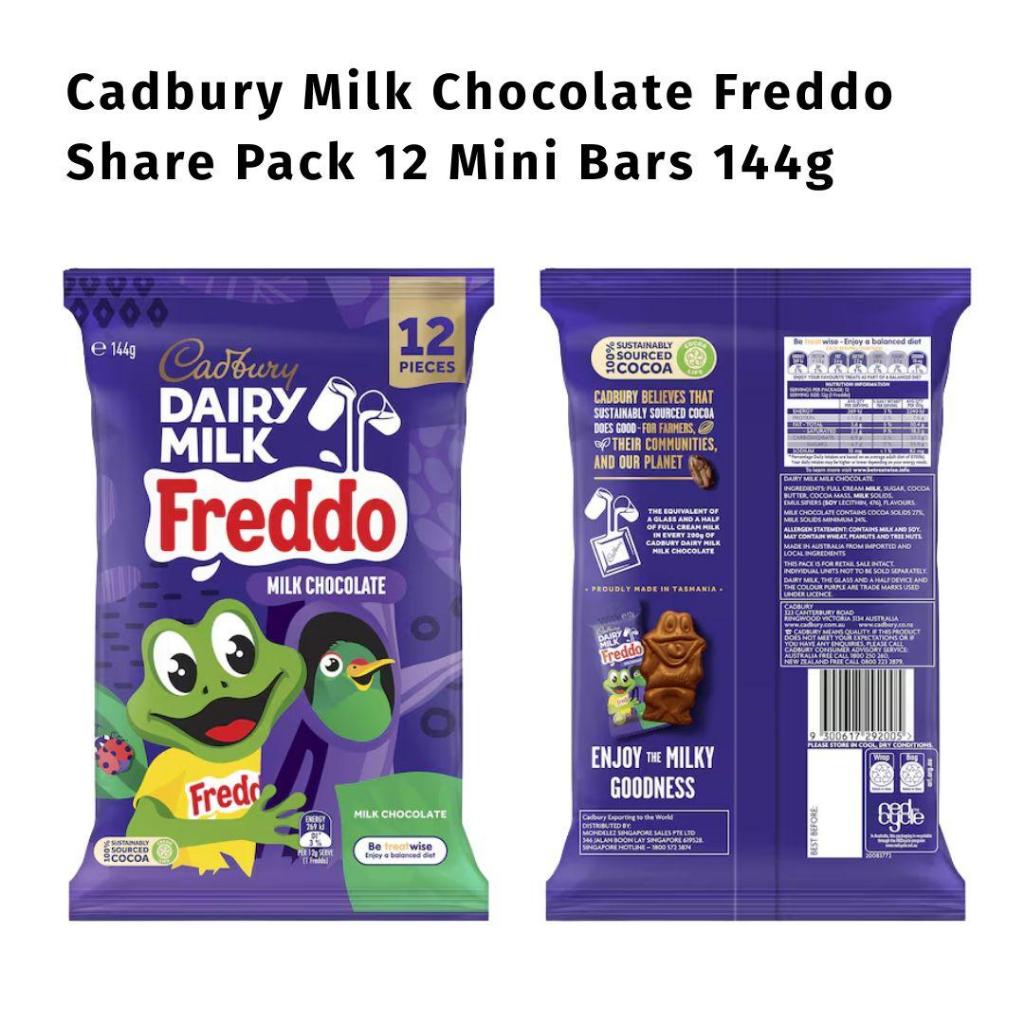Jual Cadbury Milk Chocolate Freddo Share Pack 12 Mini Bars 144g | Shopee Indonesia