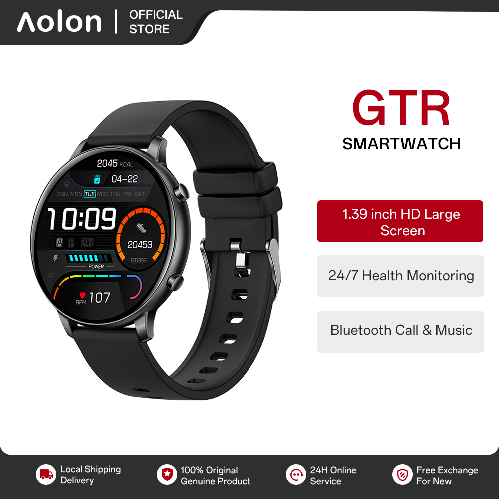 Jual Aolon GTR Smartwatch Original Fasion Design Music Bluetooth Call ...