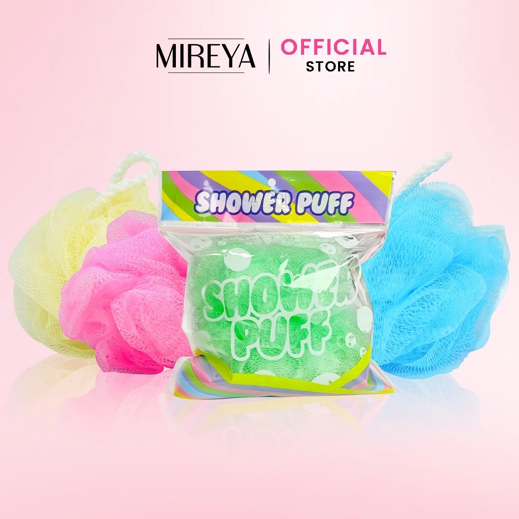 Jual Mireya PREMIUM BIG SOFT Shower Puff - Shower Scrub Bath Ball Busa ...