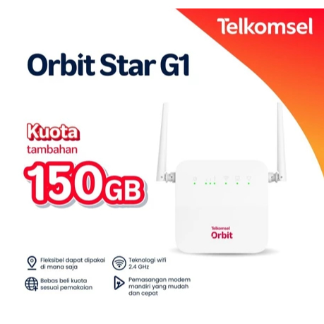 Jual Telkomsel Orbit Star G1 Modem Wfi 4GB High Speed onis Data ...