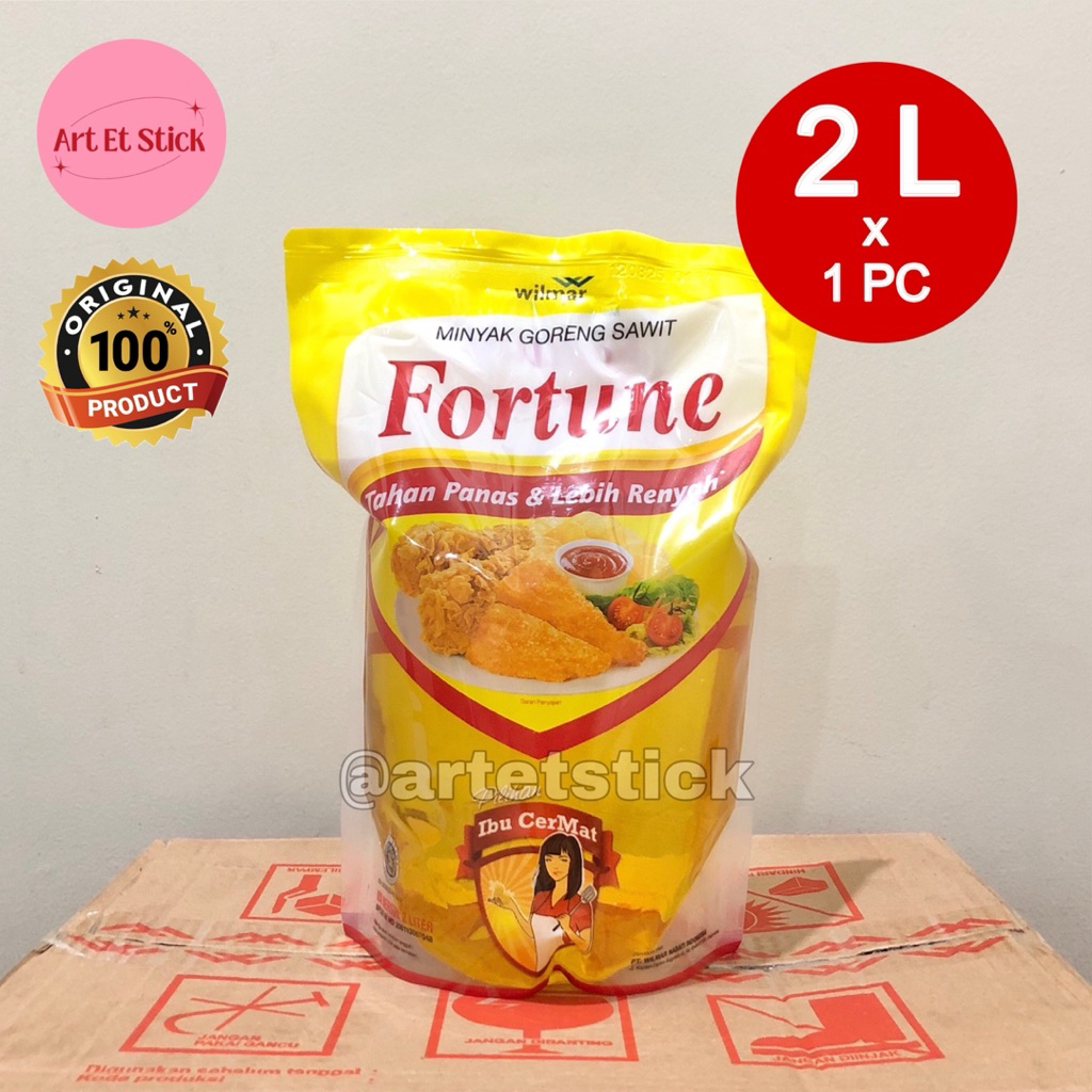 Jual Fortune Minyak Goreng Sawit 2 Liter Pouch | Shopee Indonesia