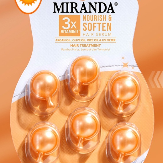 Jual MIRANDA VIT NOURISH & SOFTEN CAPSUL (ORANGE PUTIH) | Shopee Indonesia