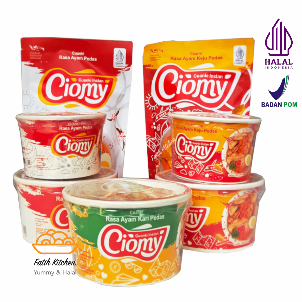 Jual CIOMY Cuanki Cheese, Ayam Pedas, Kari Keju Instan Kemasan Cup ...