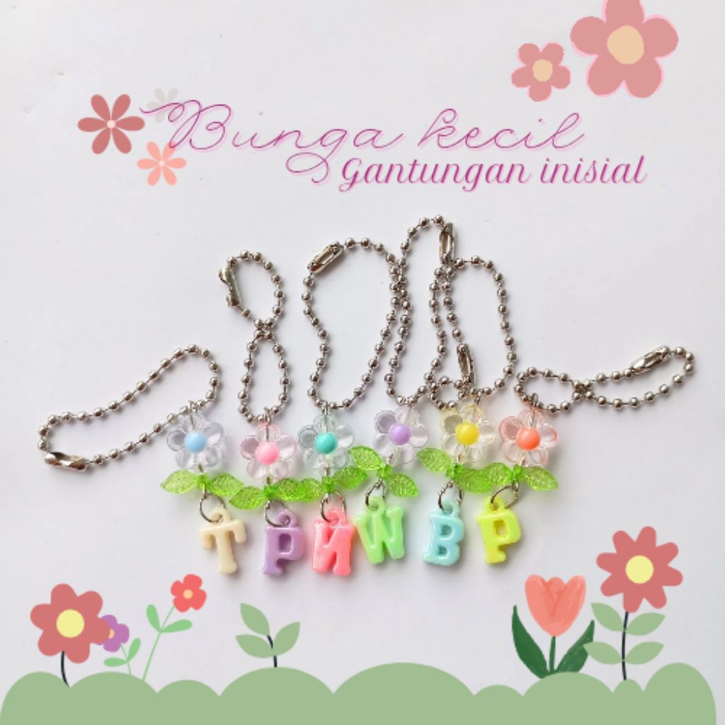 Jual Ganci Inisial Mini Gift Lucu untuk bestie Souvenir Pernikahan ...