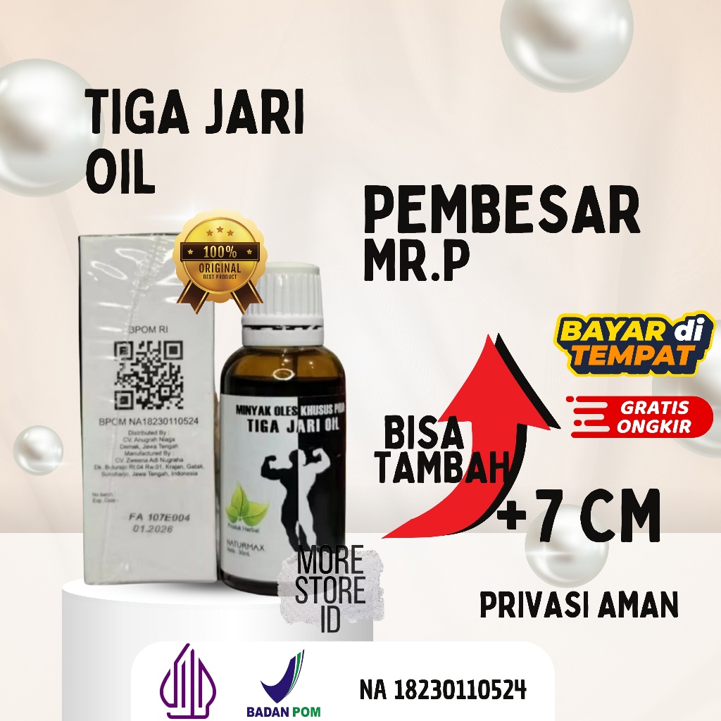 Jual Obat Tradisional Minyak Tiga Jari Oil pembesar Terbaik BPOM | Shopee Indonesia