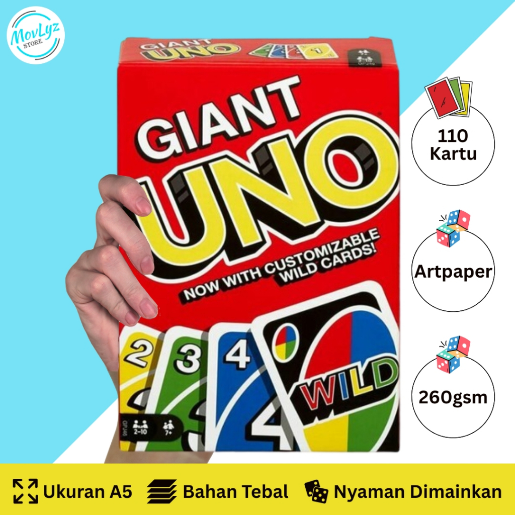 Jual UNO WILD GIANT (Ukuran A5) | Shopee Indonesia
