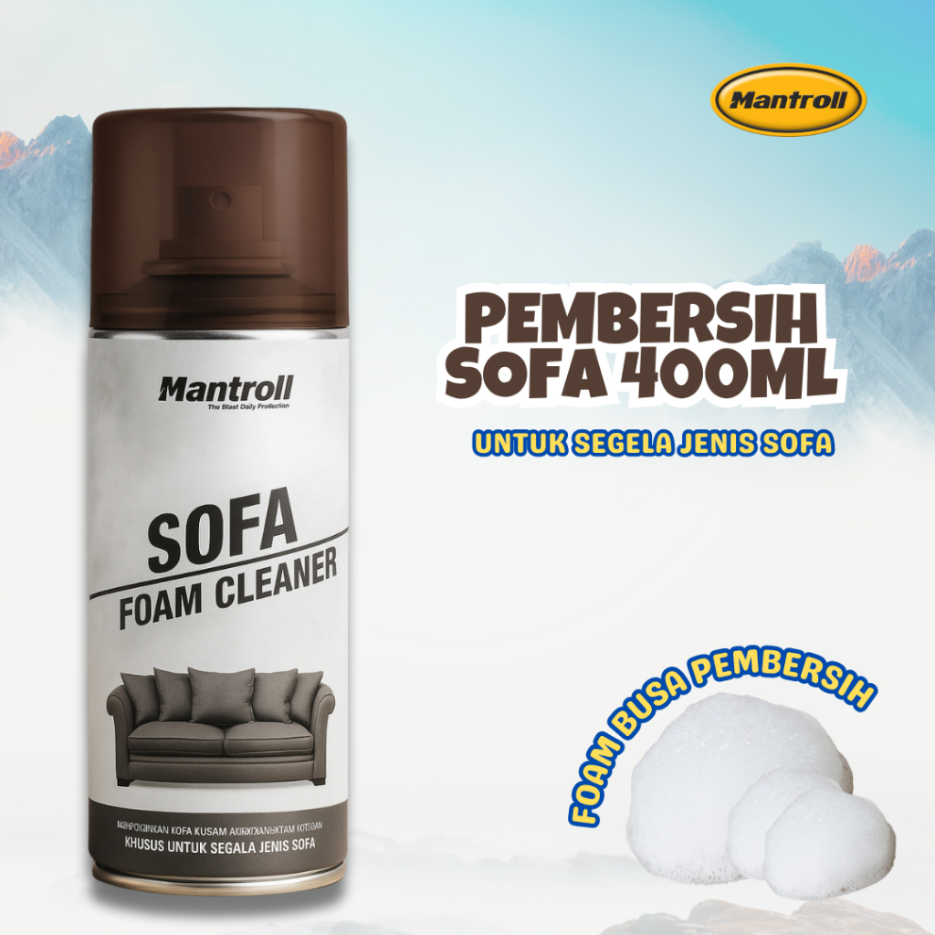 Jual Mantroll Sofa Foam Cleaner - Cairan Foam Pembersih Segala Sofa ...