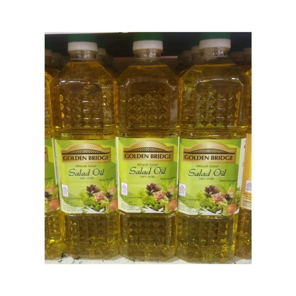 Jual GOLDEN BRIDGE SALAD OIL 1 LITER 1 BOTOL | Shopee Indonesia
