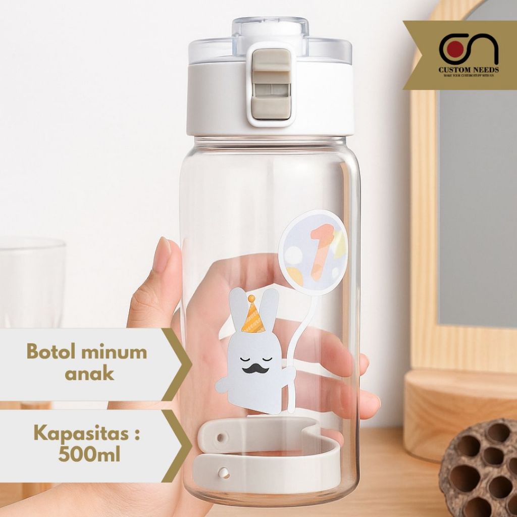 Jual BOTOL MINUM CUSTOM PRINT UV DTF HX3109 BOTOL MINUM PORTABLE 550ML | Shopee Indonesia