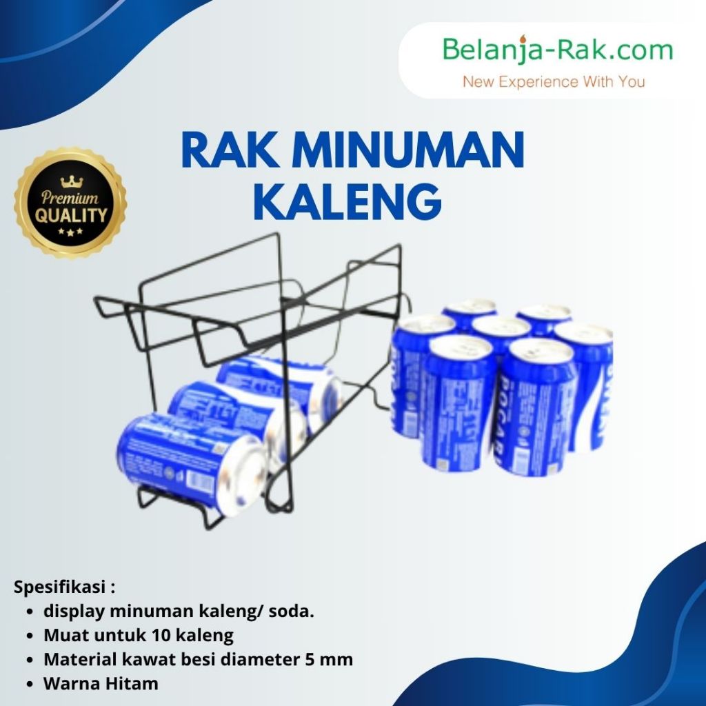 Jual Rak Minuman Kaleng untuk Display Minuman Kaleng | Shopee Indonesia