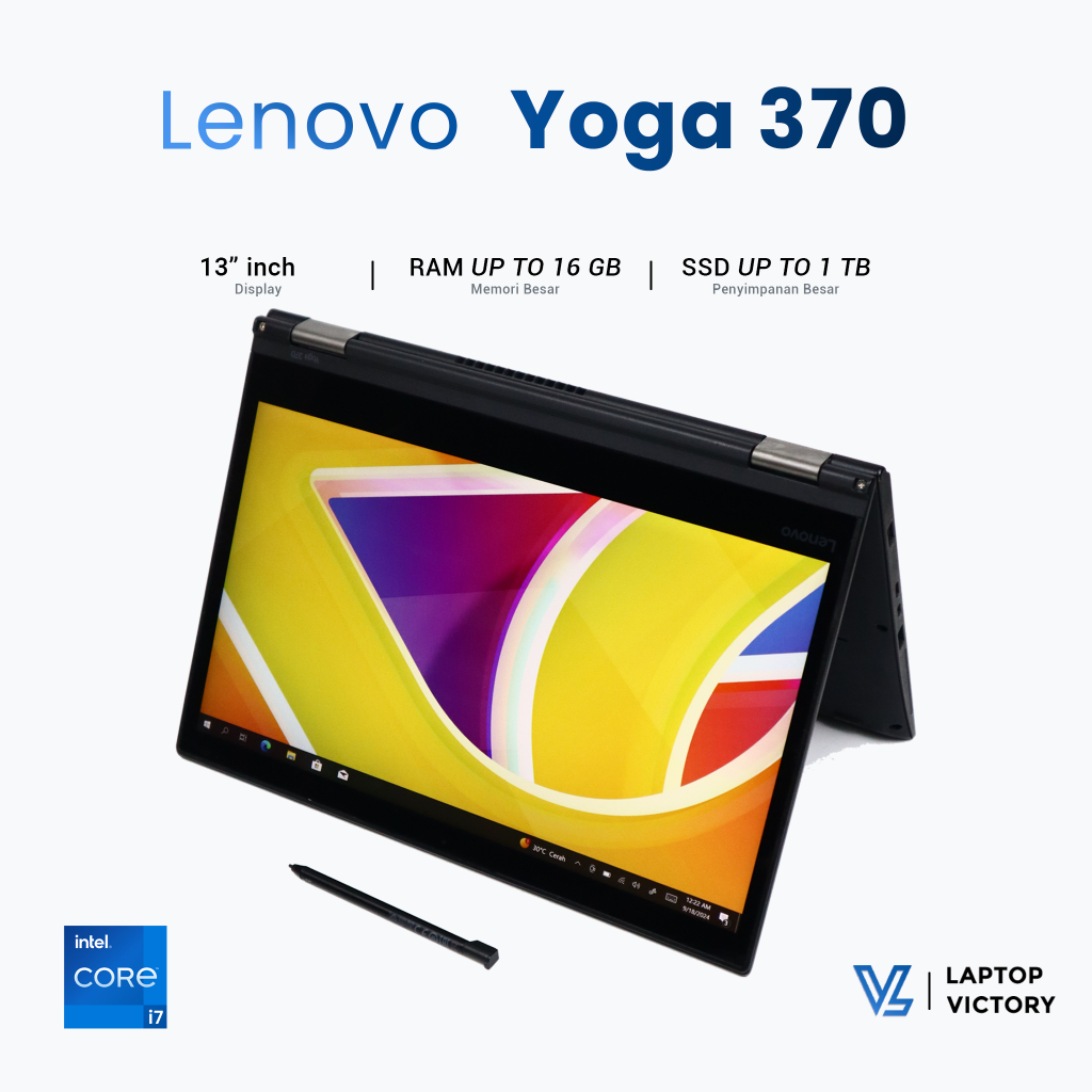 Jual Lenovo ThinkPad Yoga 370 i7 Gen 7 Laptop Flip Touchscreen ...