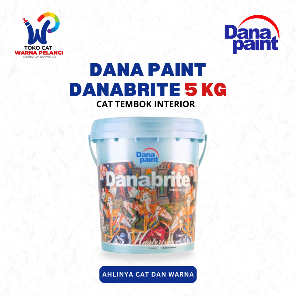 Jual Cat Tembok Interior DANA PAINT DANABRITE 5 KG | Shopee Indonesia