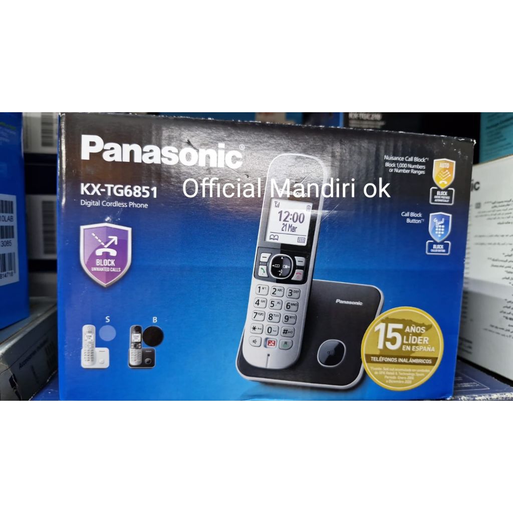 Jual Panasonic Kx-TG6851 / Telepon Kantor / Rumah | Shopee Indonesia