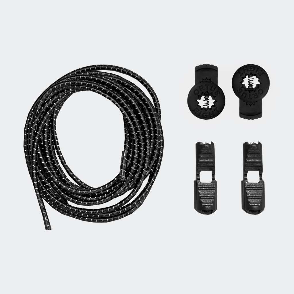 Jual Ortuseight Elastic Lace Lock Black | Shopee Indonesia