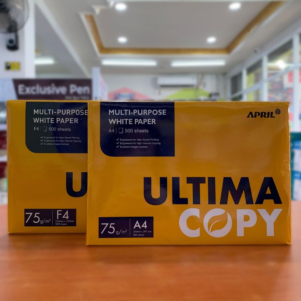 Jual Kertas HVS ULTIMA COPY Kertas HVS Multi-Purpose 75gsm Kertas Print Fotocopy – A4 & F4 (500 ...