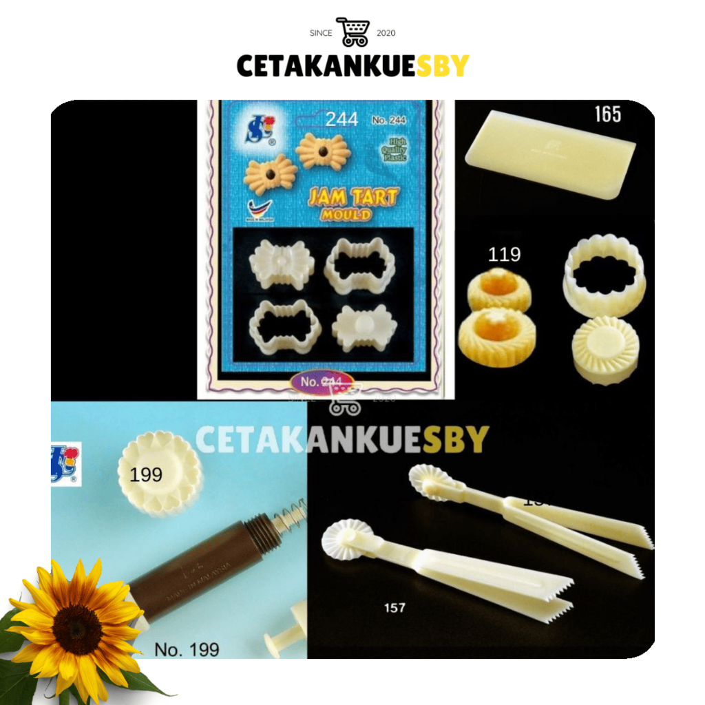 Jual [CKS] Sinlian Cetakan Nastar Bunga 119, 146, 199, 157, 165, 244 ...