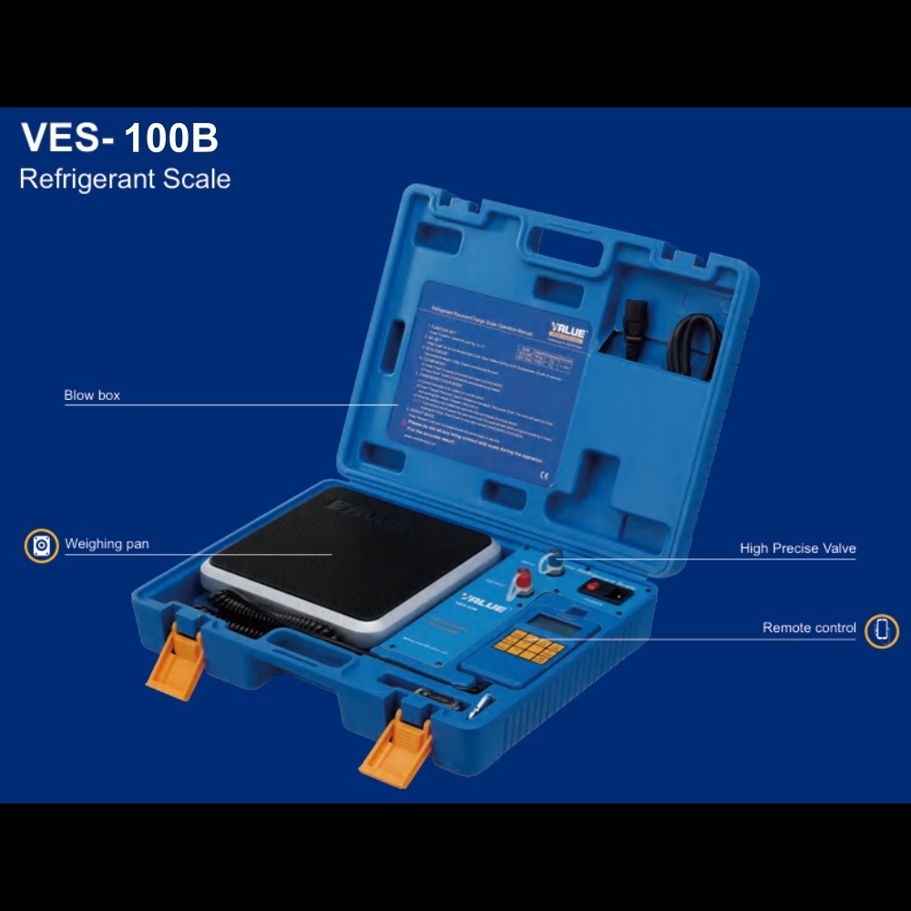 Jual Electronic Scale VALUE VES-100B ( 100KG ) Timbangan Freon Digital - Electronic Refrigerant ...