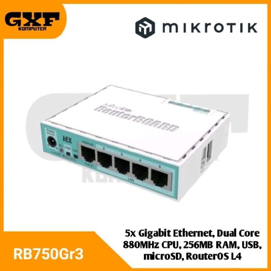 Jual Mikrotik RB750Gr3 (hEX) Router | Shopee Indonesia