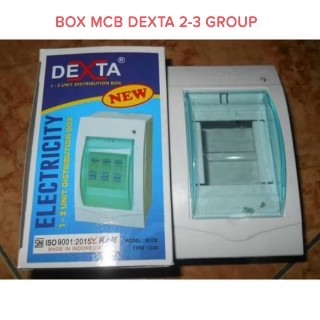 Jual BOX MCB Merk Dexta 2-3 Grup 4 Grup IB OB + Lampu Indikator ...