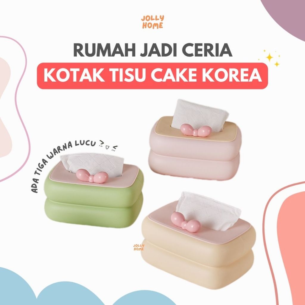 Jual Kotak Tisu Kue/Coquette Style D69 Tissue Box/ Kotak Tisu Warna ...
