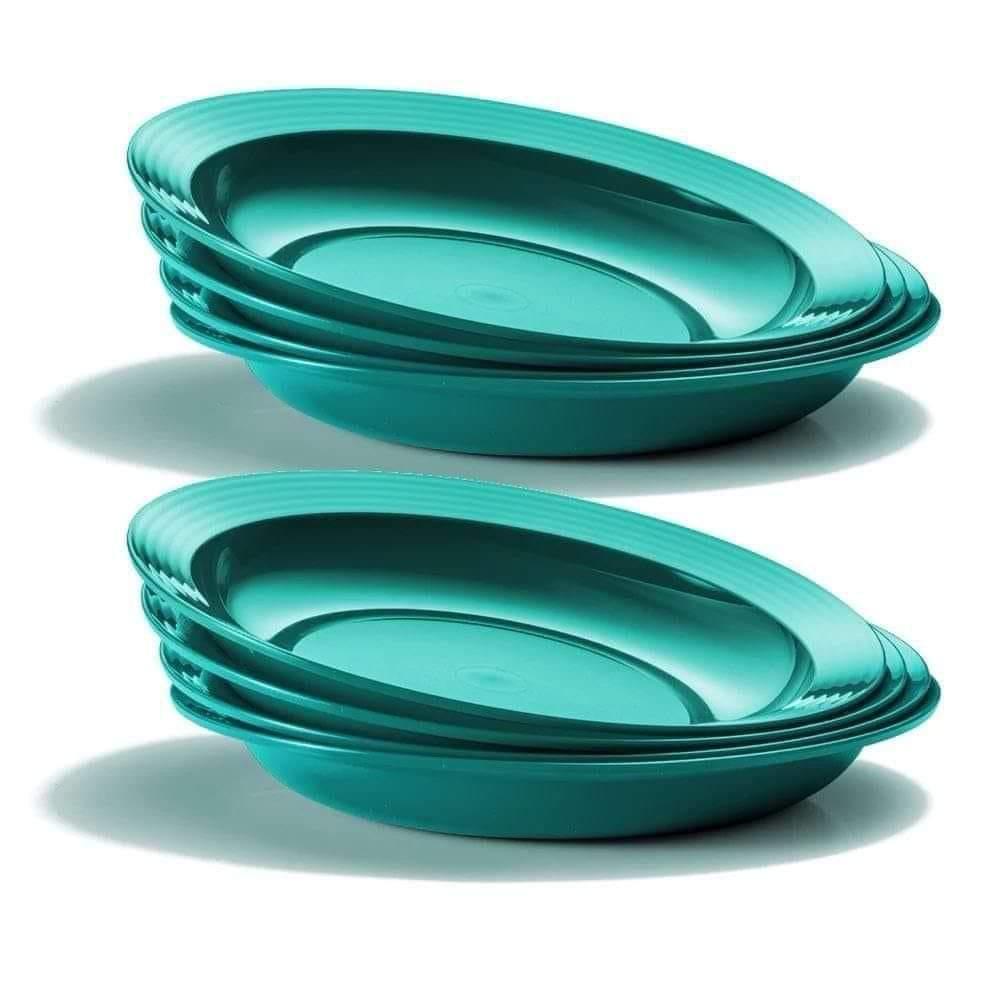 Jual Large deep plate 1pcs piring tupperware | Shopee Indonesia