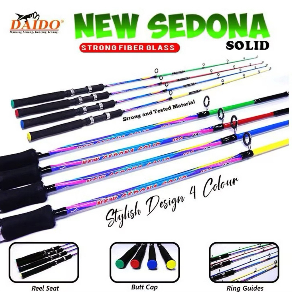 Jual JORAN SPINNING FIBER SOLID DAIDO NEW SEDONA 135CM | Shopee Indonesia