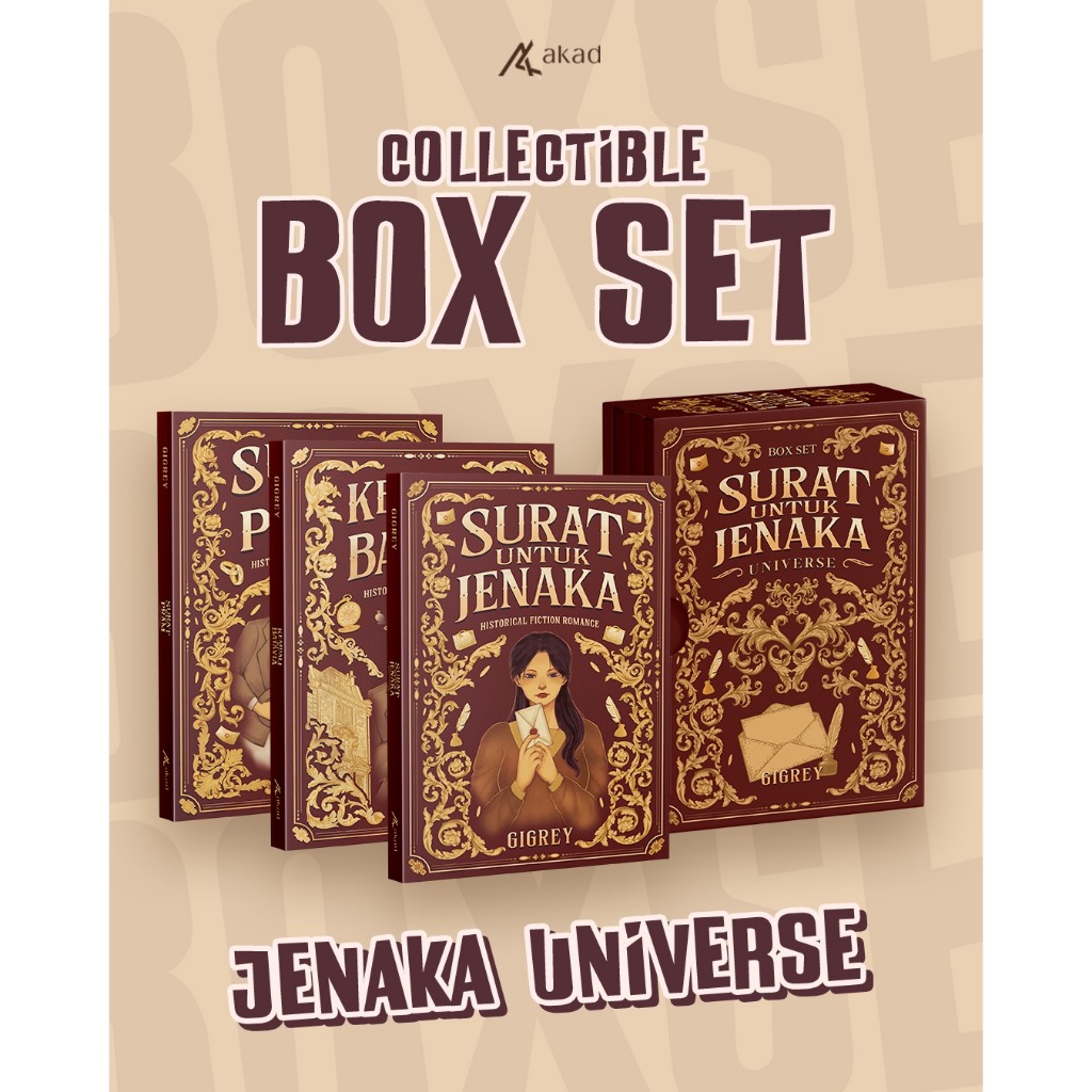 Jual Novel Collectible Box Set Jenaka Universe - Giggey - Akad | Shopee ...
