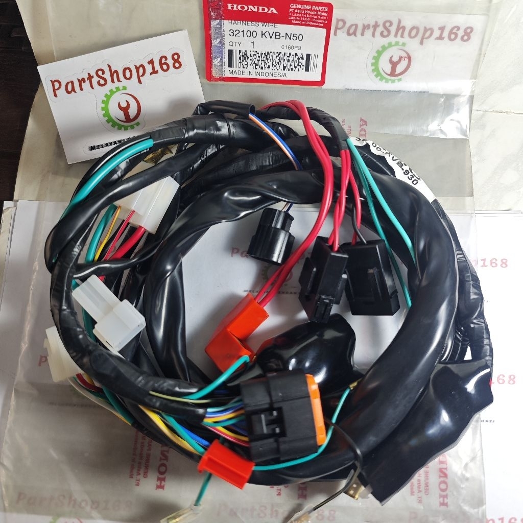Jual Harness Wire Kabel Body Komplit Honda Vario 110 Techno Karbu CBS ...