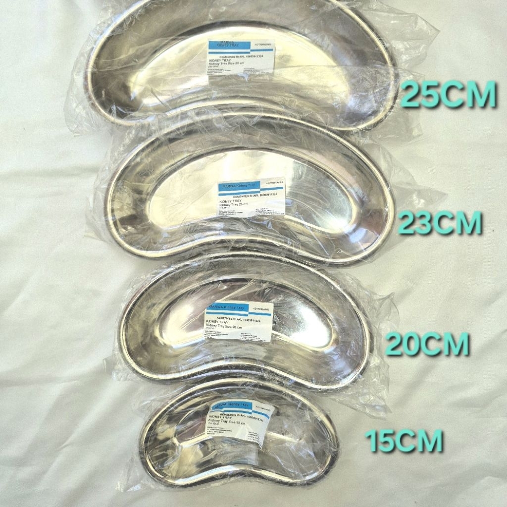 Jual Nierbeken Bengkok Marwa 15cm 18cm 20cm 23cm 25cm 30cm Kidney Tray ...