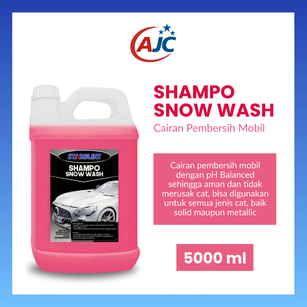 Jual Aryanz Shampo Snow Wash 5 Liter / Shampoo Mobil / Sampo Motor ...