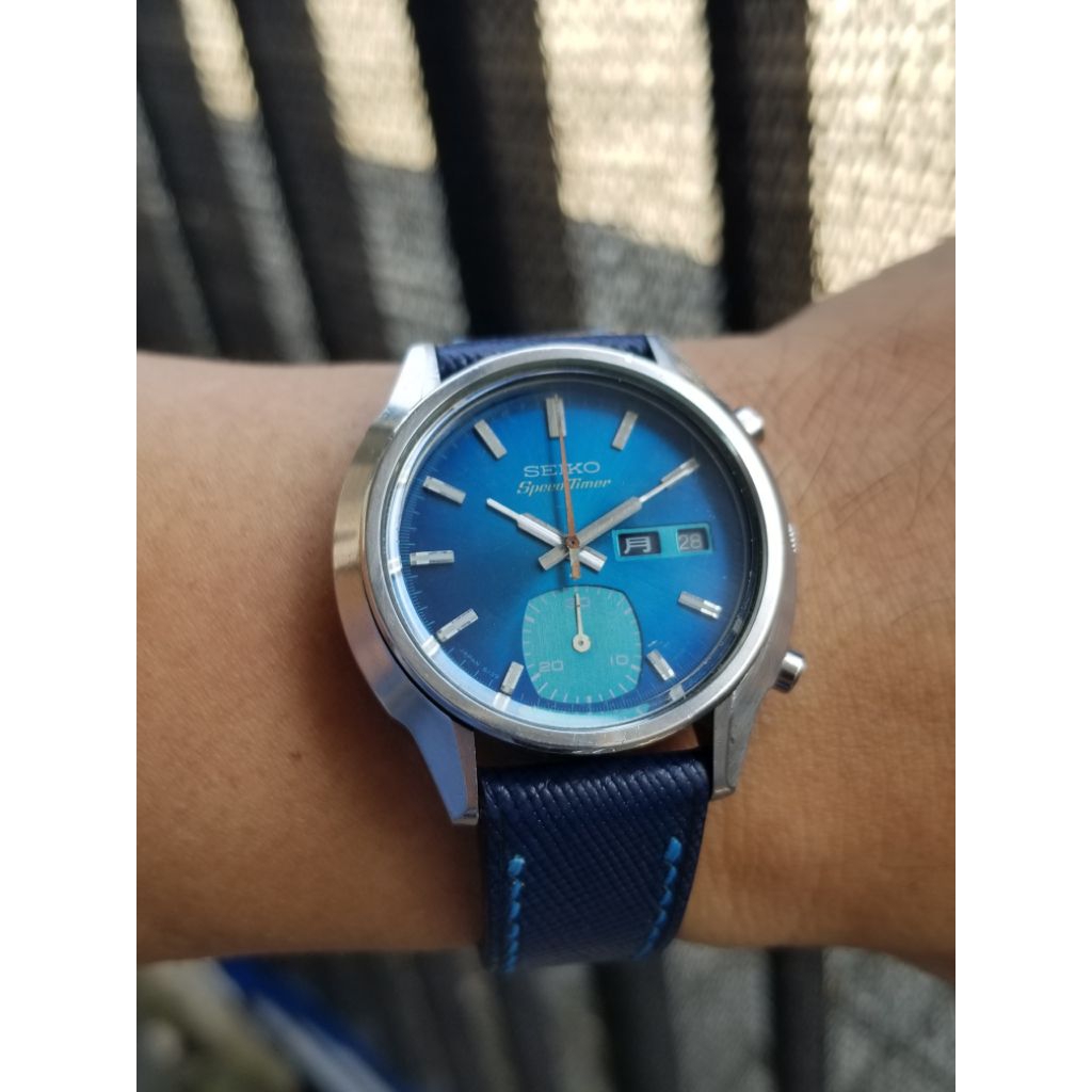 Jual 70s Vintage Seiko automatic Chronograph Speedtimer 6139-8050 Deep ...