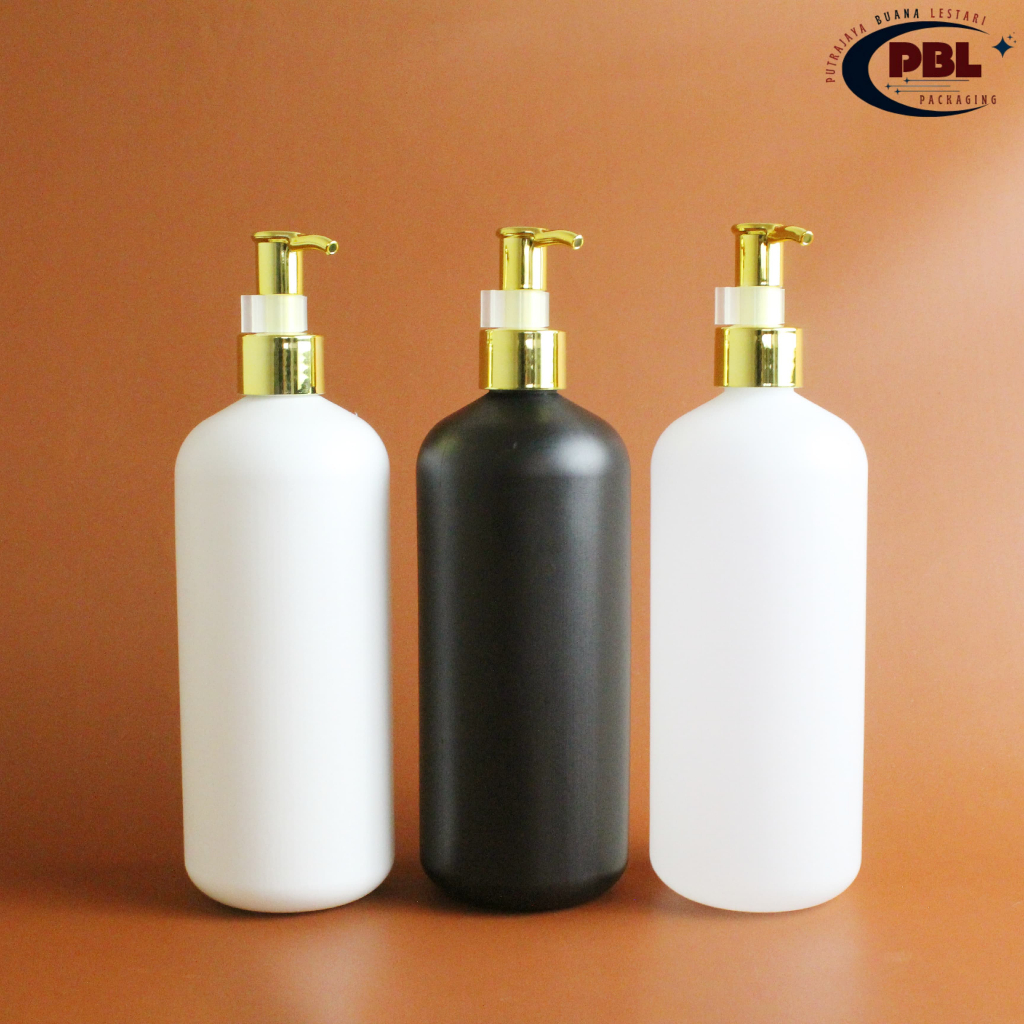 Jual Botol HDPE 500ml Varian Warna / Botol Pump 500ml - Tutup Pump Clip ...