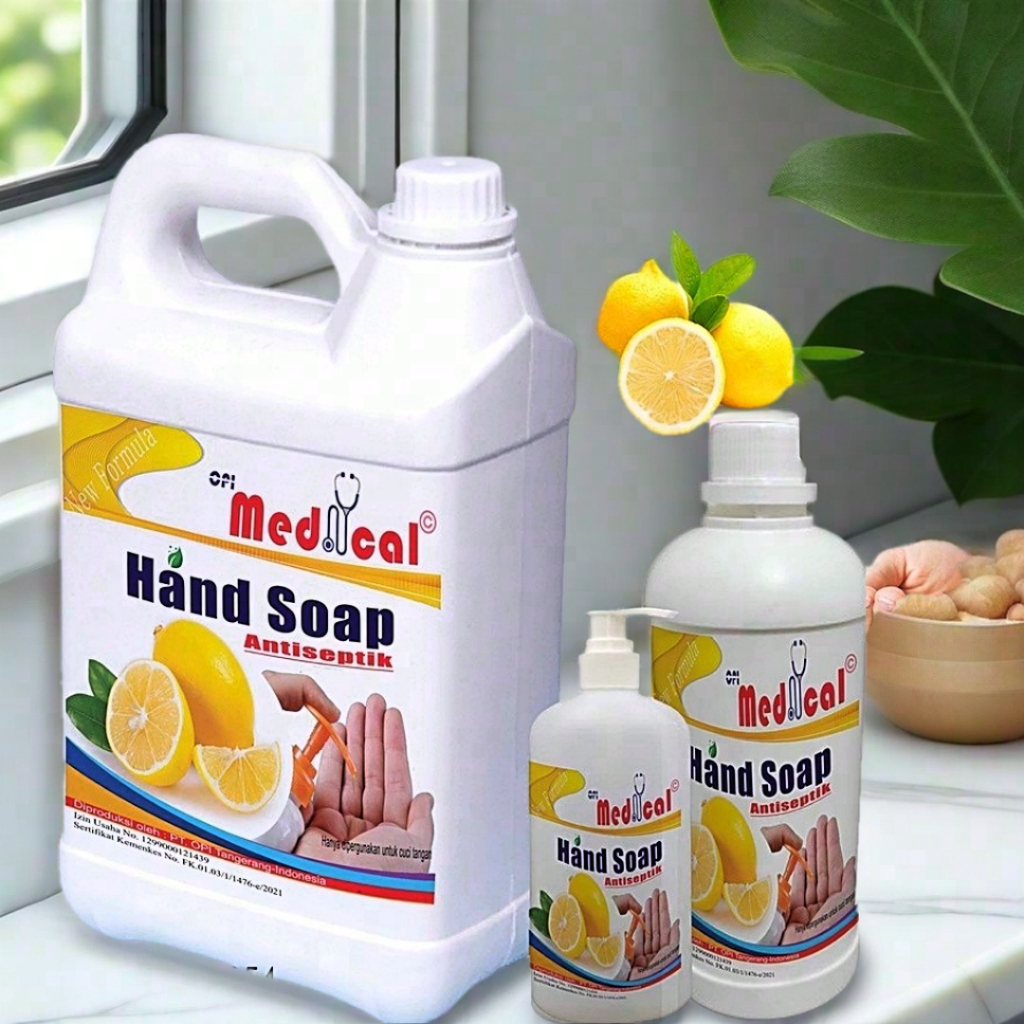 Jual OPI Hand soap lemon 1 Liter sabun cuci tangan antiseptik P546 ...
