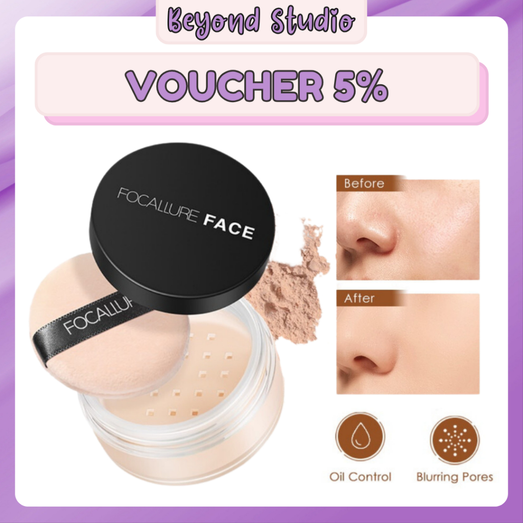 Jual FOCALLURE Super Fine Loose Powder Flawless Poreless Bedak Tabur ...