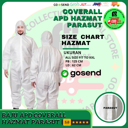 Jual BAJU APD COVERALL SURGICAL GOWN HAZMAT KESEHATAN MEDIS DAN PAKAIAN ...