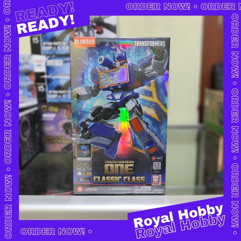 Jual Buluke / Blokees Transformers ONE Classic Class Soundwave | Shopee ...
