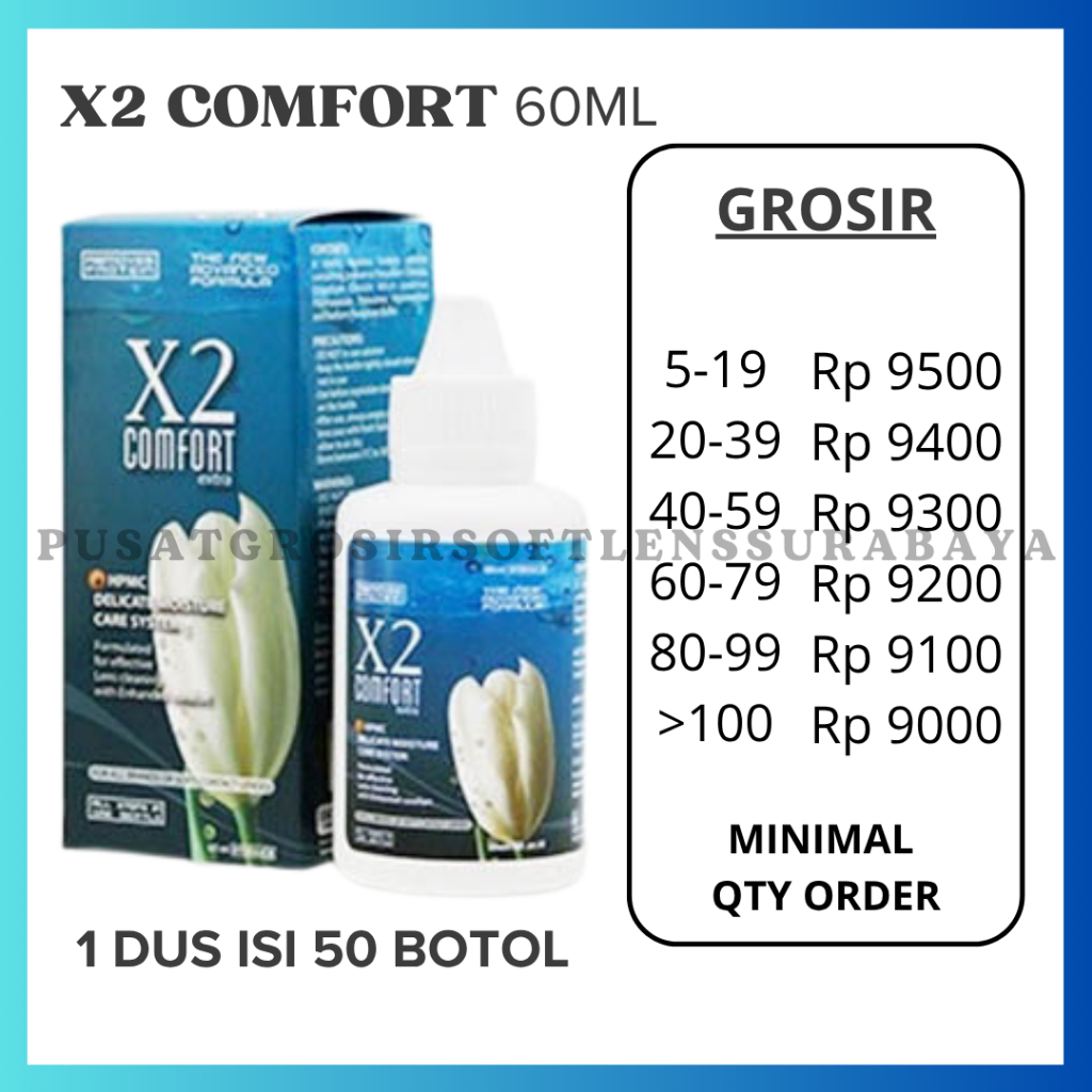 Jual (GROSIR) CAIRAN SOFTLENS X2 COMFORT 60ML ///// AIR SOFTLENS / CAIRAN PEMBERSIH / PENCUCI ...