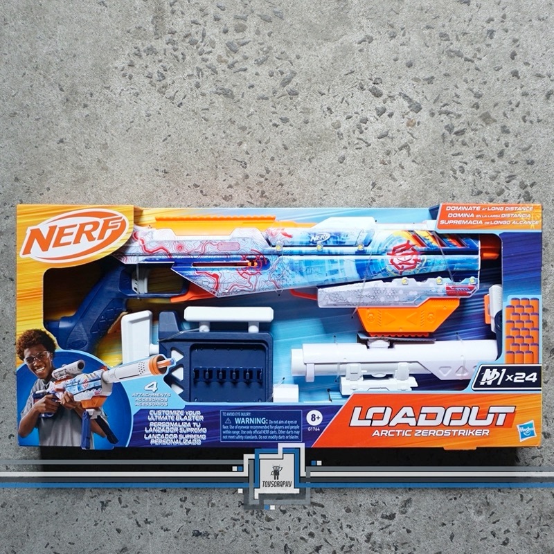 Jual Nerf LOADOUT ARTIC ZEROSTRIKER Sniper Blaster Modulus Modular N ...