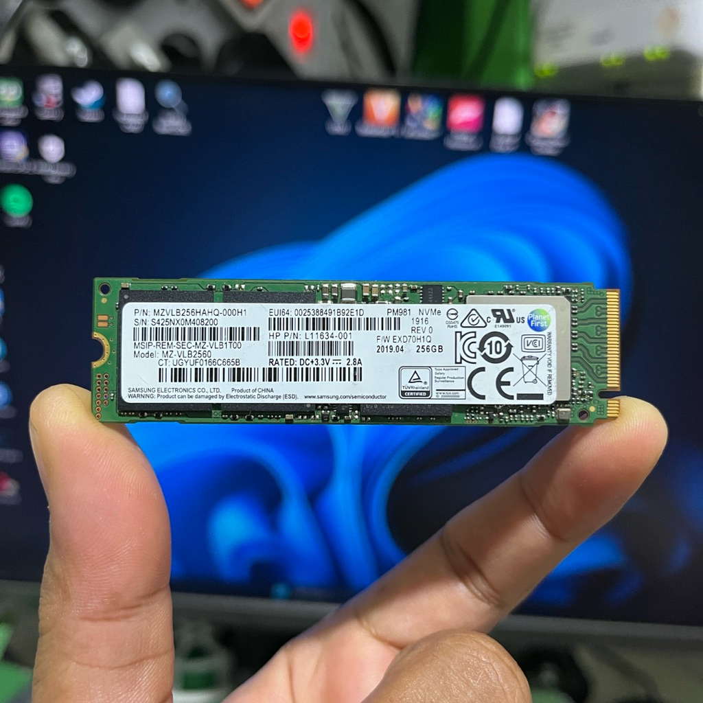Jual SSD M.2 NVME SAMSUNG 256GB SENTINEL 99% M KEY 2280 | Shopee Indonesia