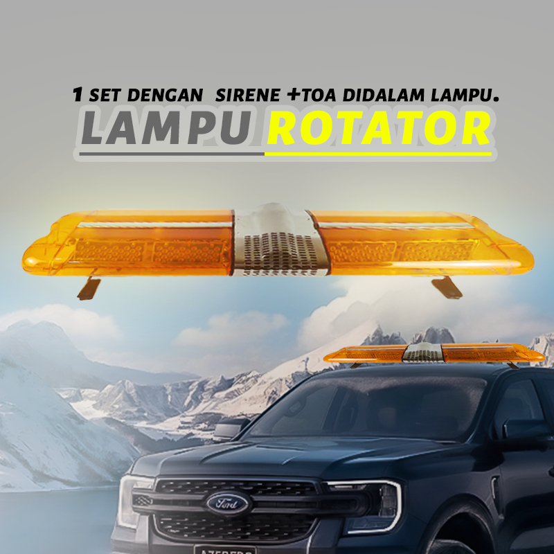 Jual Rotary Lamp Rotator LED Strobe Light Bar 120cm Flash LED For ...