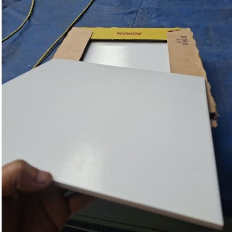 Jual Keramik Lantai Roman 30x30 Vivaz White || Putih Polos | Shopee ...