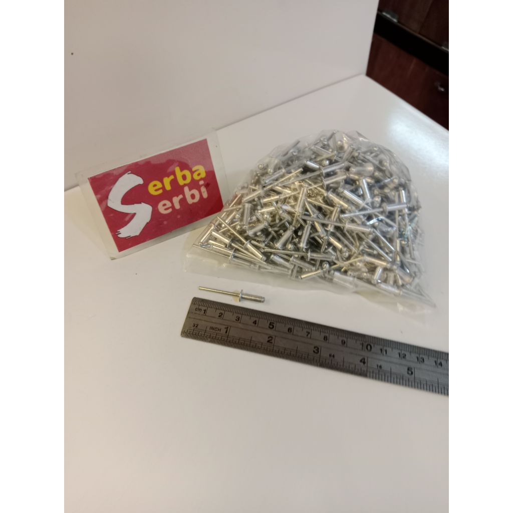 Jual (/PACK 400PCS PAKU RIVET 550) Paku tembak rivet 550 4mm | Shopee ...