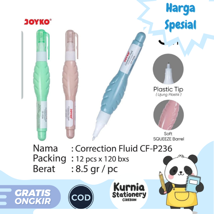Jual Joyko Tip Ex Koreksi Cair CF-P236/ Correction fluid Joyko (satuan) | Shopee Indonesia
